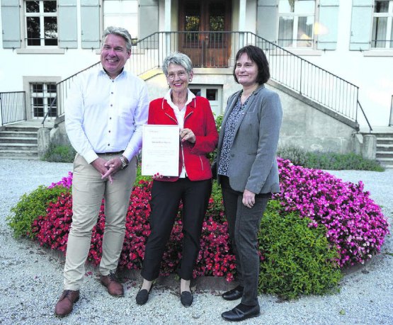 Neue Fricktaler Zeitung | Würdige Ehrung für grosses Engagement für die MBF